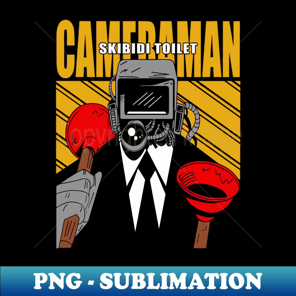 Skibidi Toilet Cameraman - Professional Sublimation Digital | Inspire ...