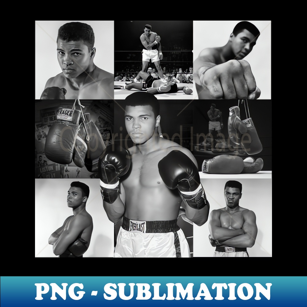 Muhammad Ali Greatest Ali Vintage - Digital Sublimation Dow | Inspire ...