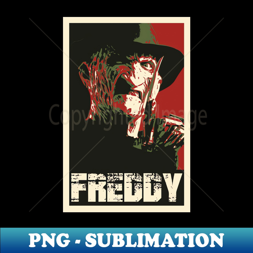 Freddy Krueger Pop Art Style - Aesthetic Sublimation Digital | Inspire ...