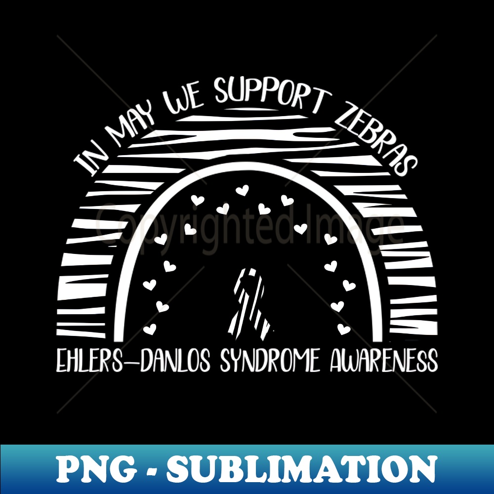 Ehlers Danlos Awareness Month Boho Rainbow Zebra Ribbon - PN | Inspire ...