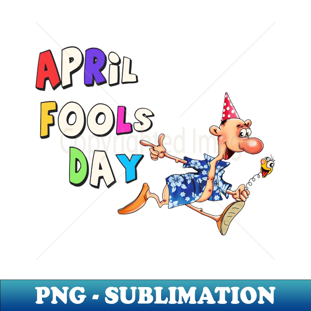 April Fools Day Running prankster - Digital Sublimation Down | Inspire ...