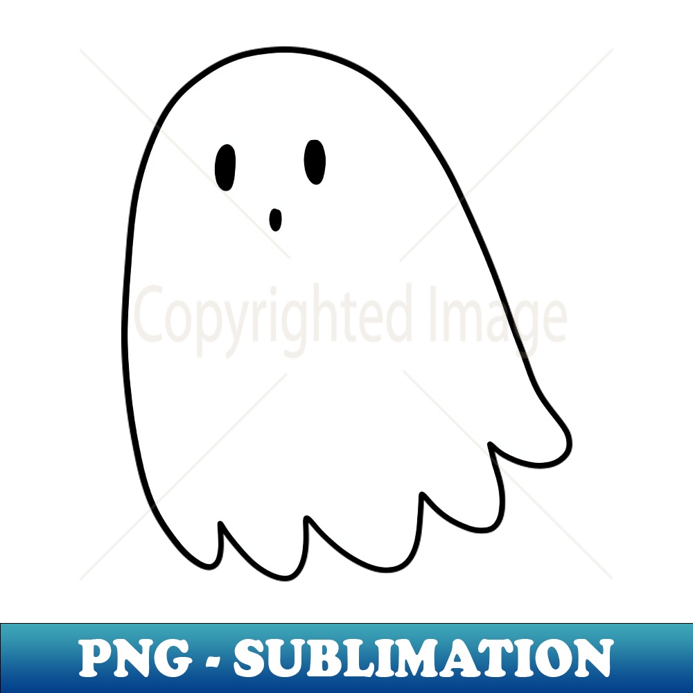 Simple Little Ghost - Exclusive Sublimation Digital File - C | Inspire ...