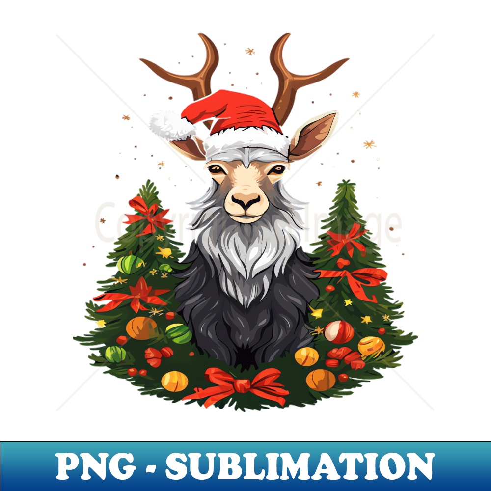 Goat Christmas - High-Resolution PNG Sublimation File - Stun | Inspire ...