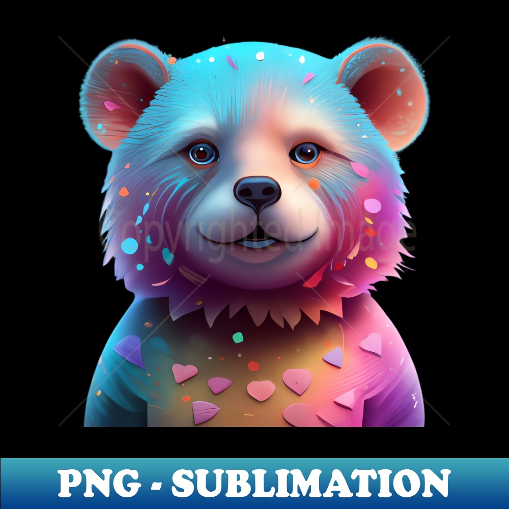 Teddy Brillante Adorable Oso Tedi Hanging from a Painted Han | Inspire ...
