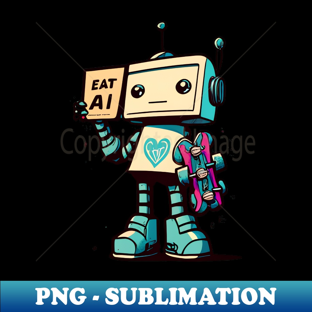 Edgy Teenage Robot in Skater Gear Eat my AI Shorts - Artisti - Inspire ...