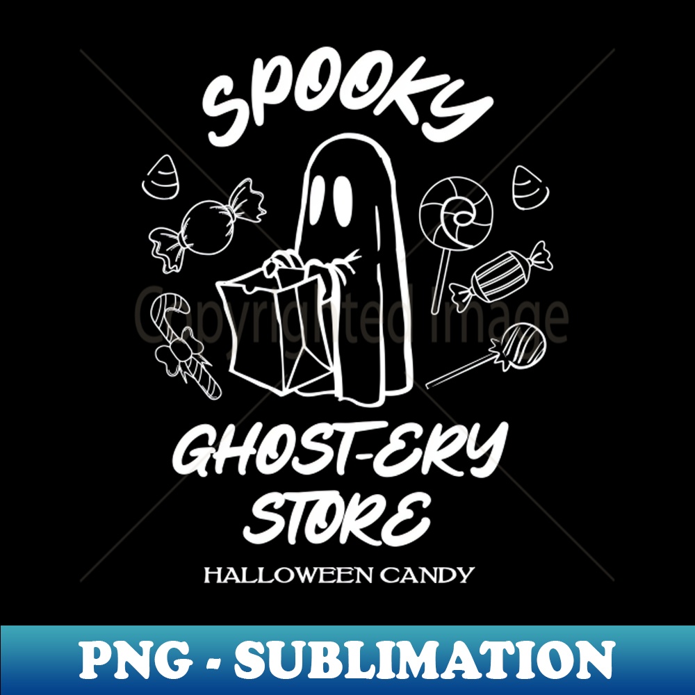 Funny Spooky Ghost Grocery Store Spooky Mom Girl For Hallowe | Inspire ...