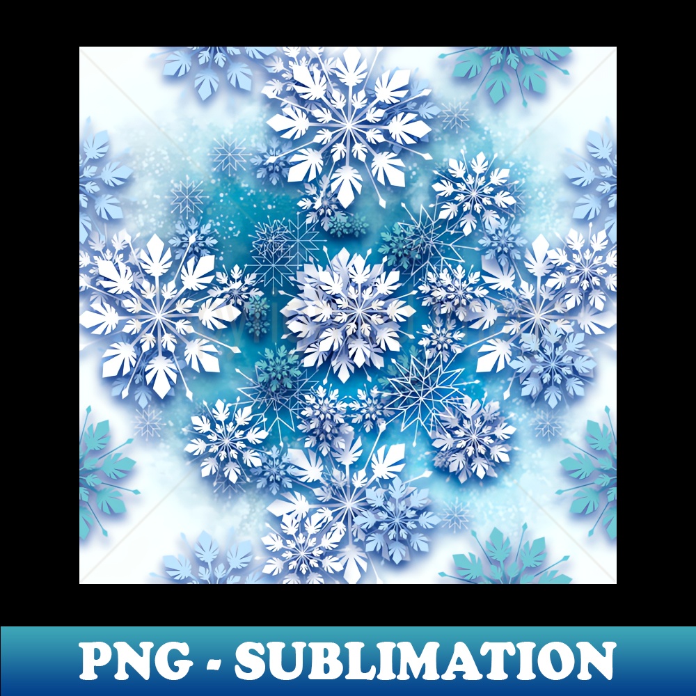 Winter blue background - Sublimation-Ready PNG File - Vibran | Inspire ...