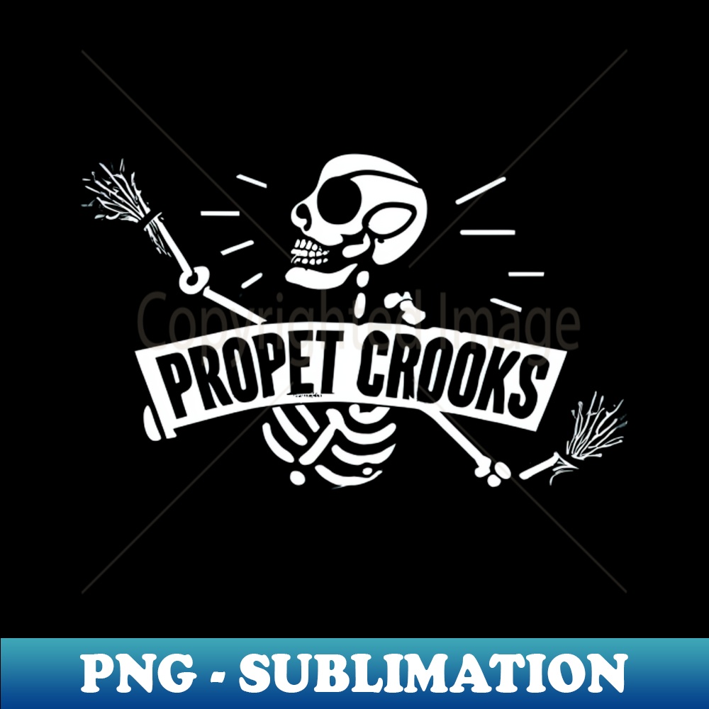 Proper Crooks Minimalist Logo Skeleton-Inspired Cinematic Fa | Inspire ...