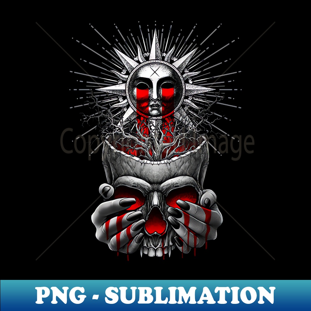 skull and sun - Elegant Sublimation PNG Download - Stunning | Inspire ...