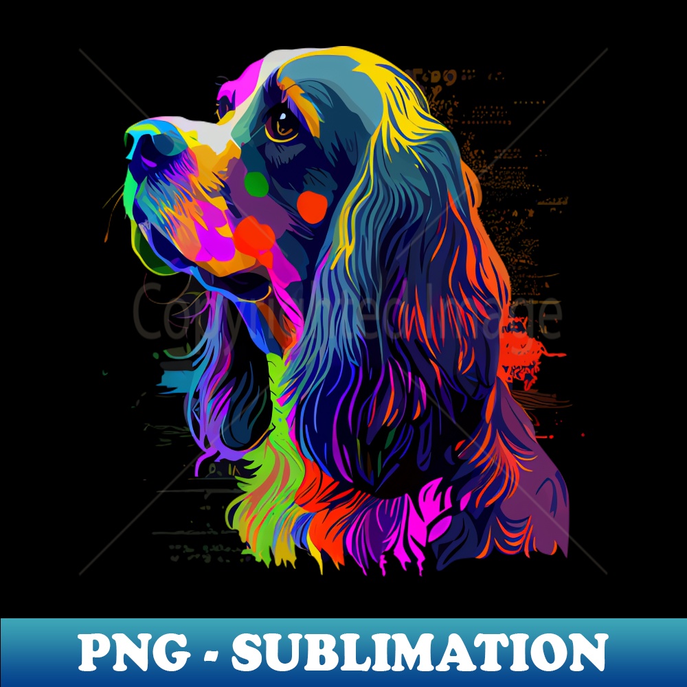 Cocker Spaniel - Digital Sublimation Download File - Unleash | Inspire ...