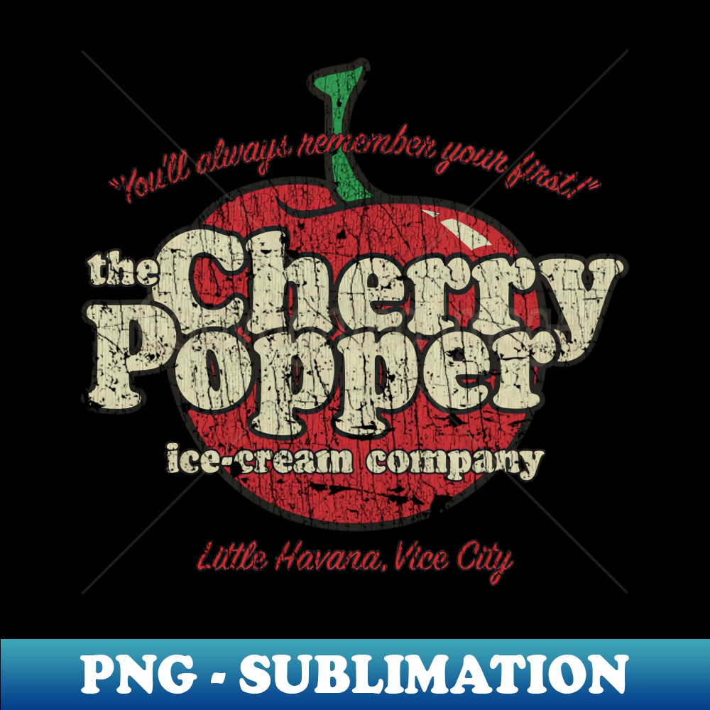 The Cherry Popper Ice Cream Company 1984 - Vintage Sublimati | Inspire ...