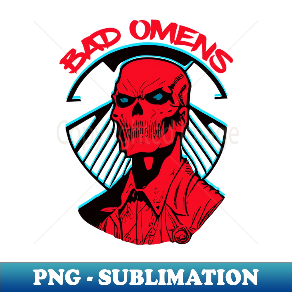 Bad Skeleton - Instant Sublimation Digital Download - Transf - Inspire Uplift