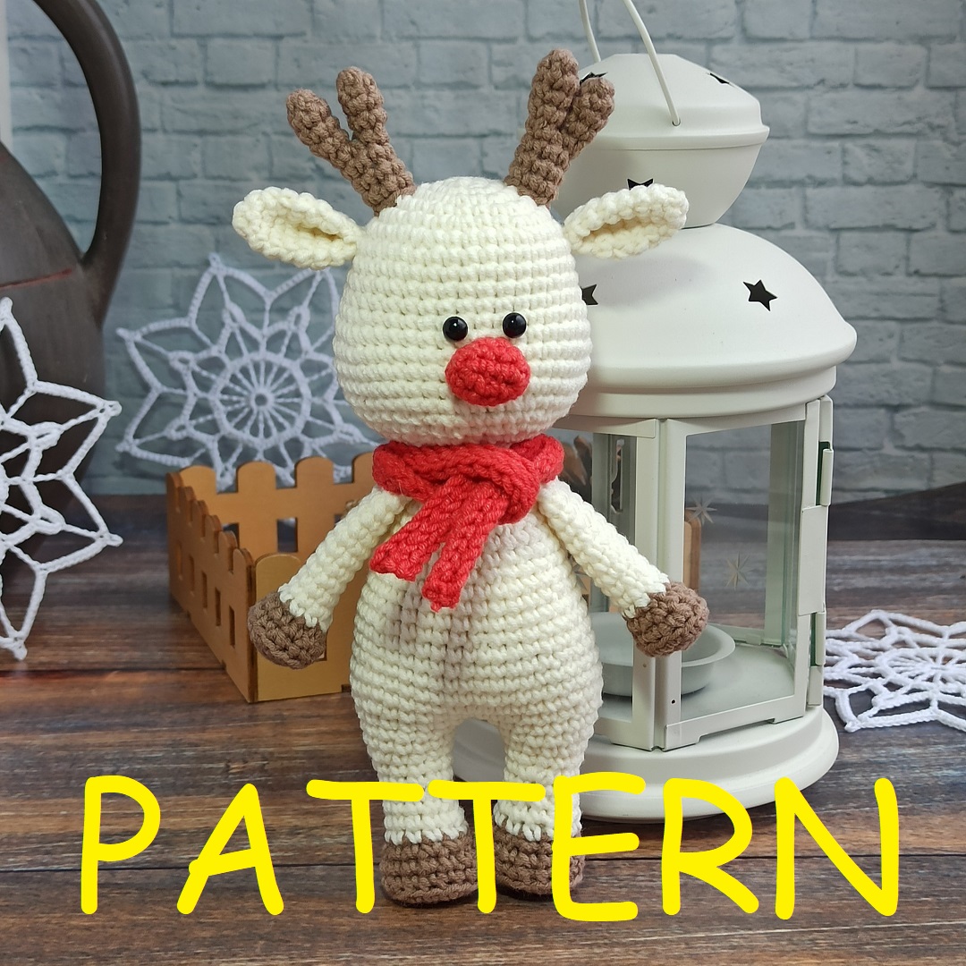 Christmas deer crochet pattern Christmas Santa's assistants | Inspire ...