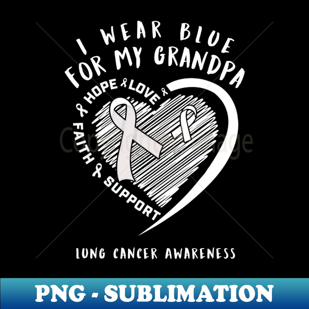 I Wear White For My Grandpa Lung Cancer - Vintage Sublimatio | Inspire ...