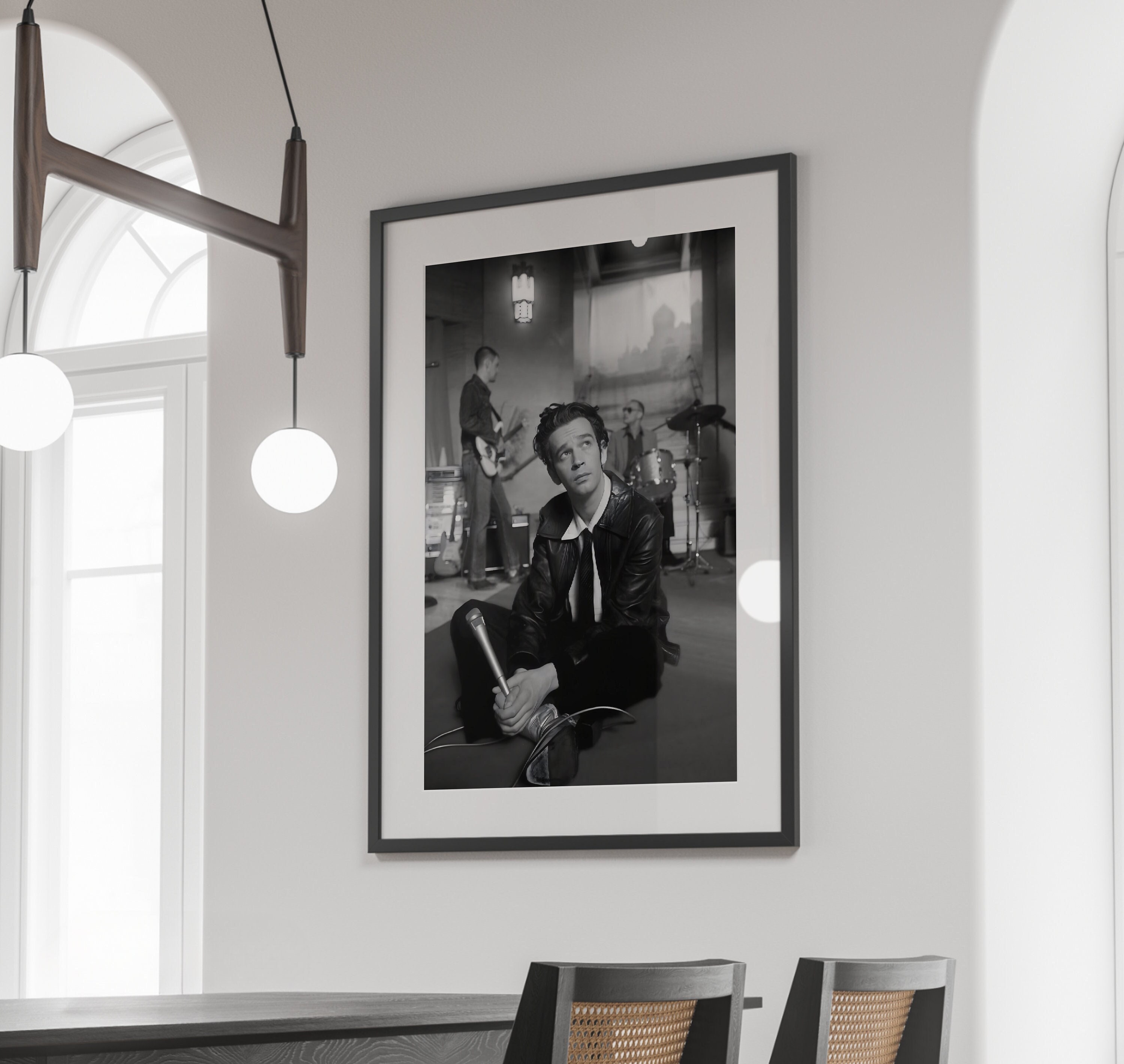 Matty Healy Poster, Matty Healy Print, The 1975 Bar Art, Bla | Inspire ...