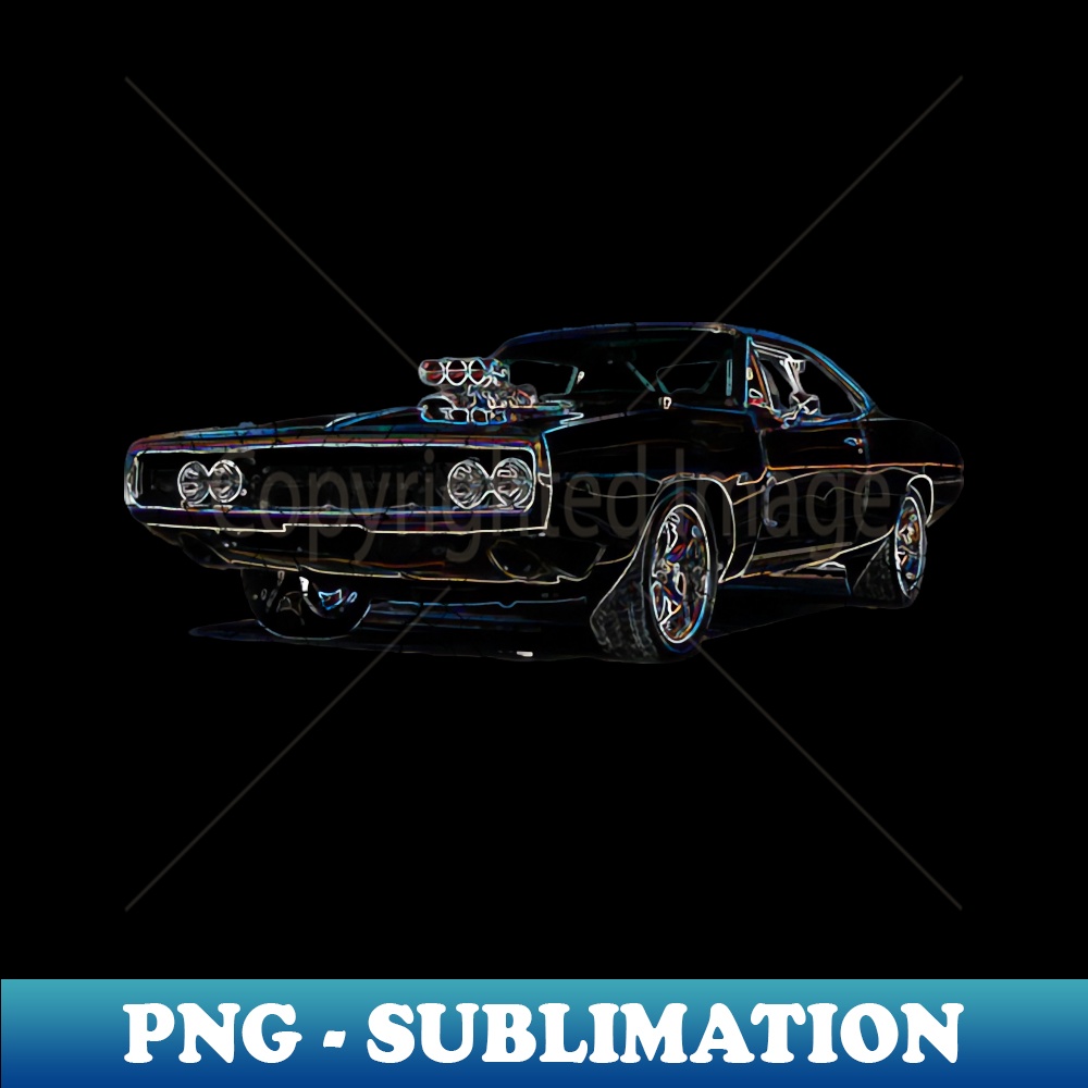 muscle car dom toretto - PNG Transparent Sublimation File - | Inspire ...