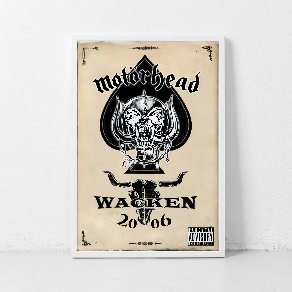 Motorhead Music Gig Concert Poster Classic Retro Rock Vintag | Inspire ...