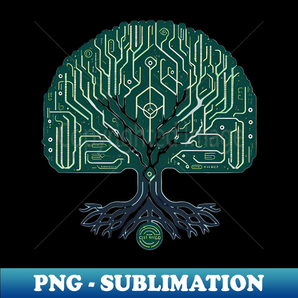 Tech tree design - PNG Transparent Sublimation Design - Bold - Inspire ...