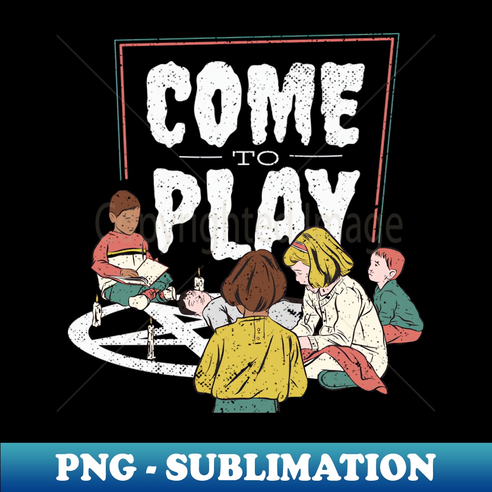 Come to Play Funny Childrens Activity Parody Illustration | Inspire Uplift