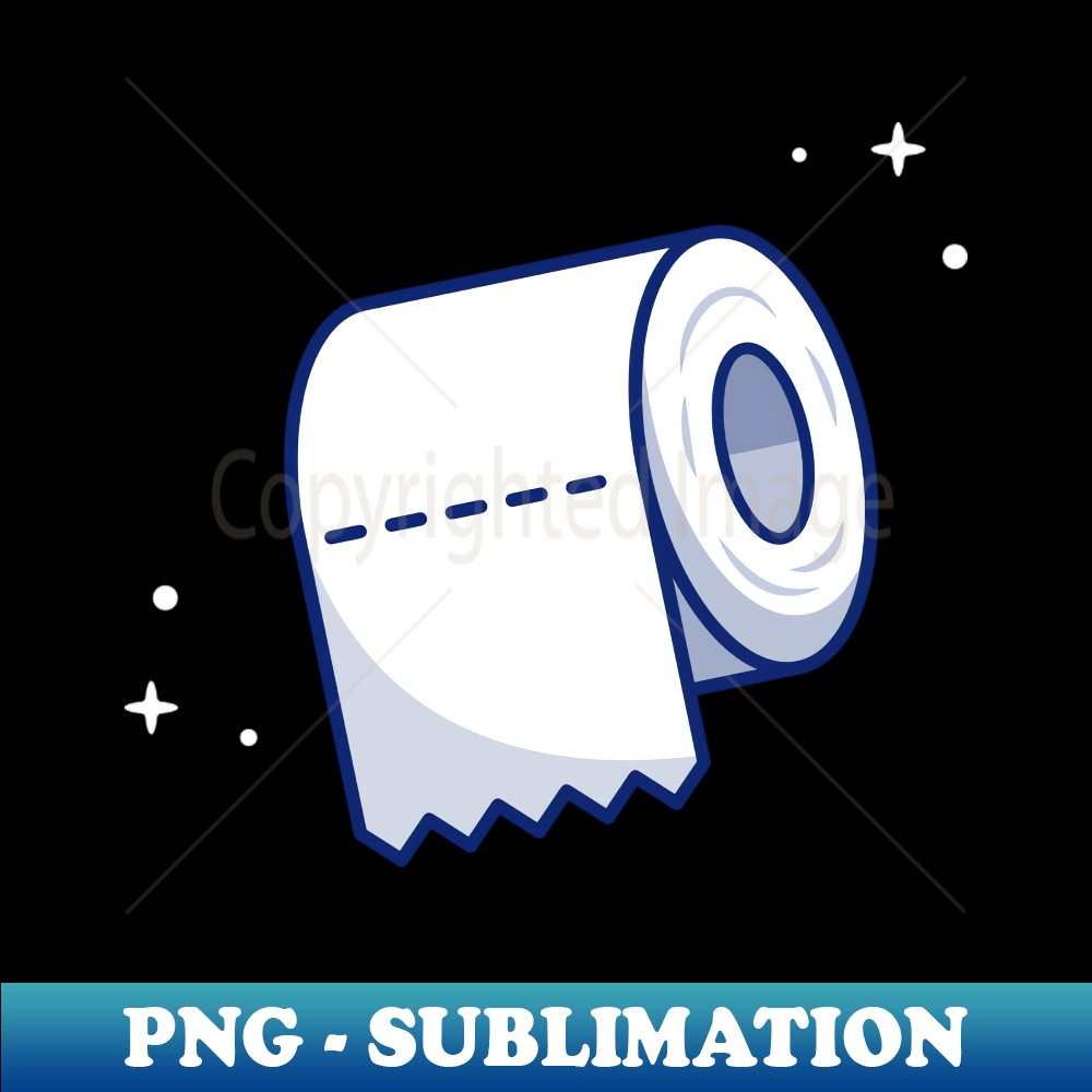 Toilet Tissue Paper Roll Cartoon - Creative Sublimation PNG | Inspire ...