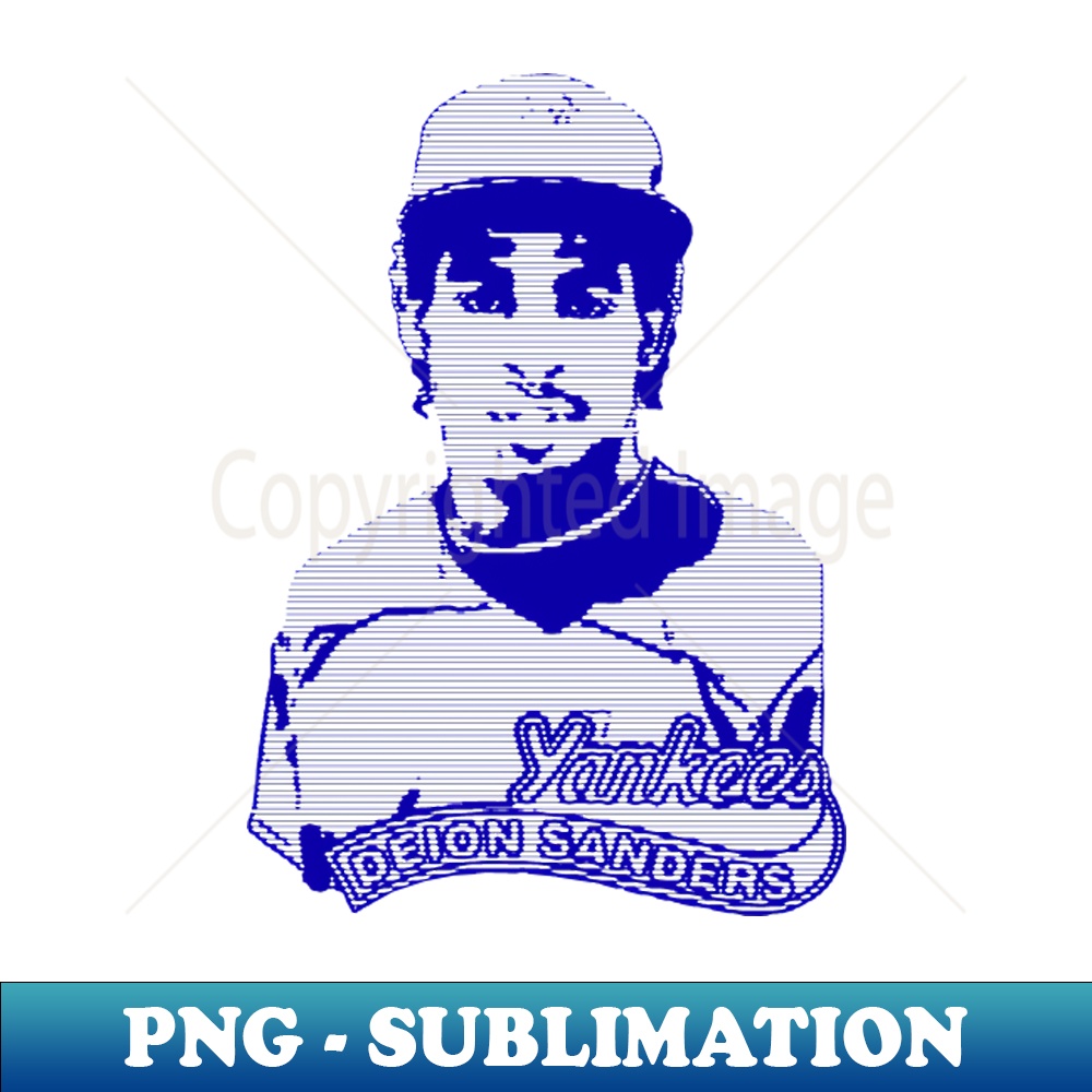 Deion Sanders Retro Baseball - Trendy Sublimation Digital Do | Inspire ...