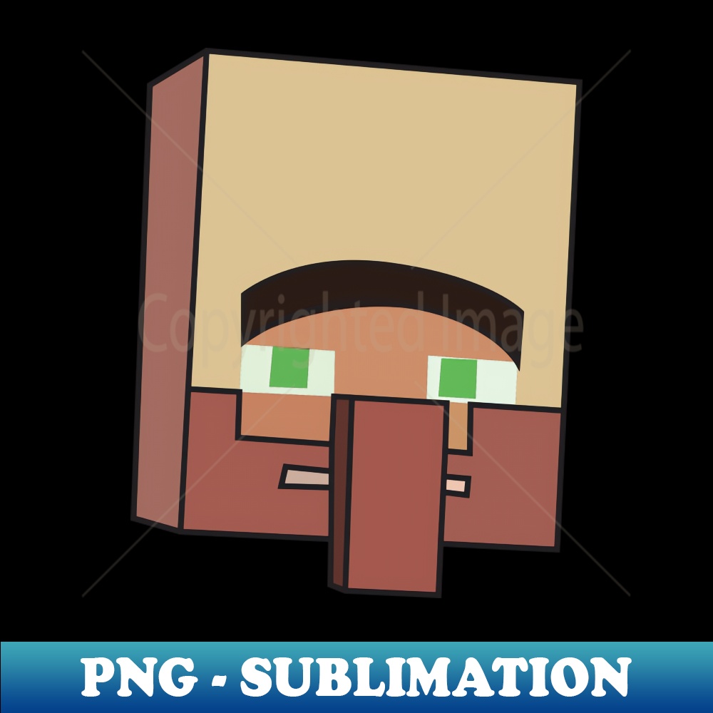 Minecraft Villager Face - Vintage Sublimation PNG Download - - Inspire ...