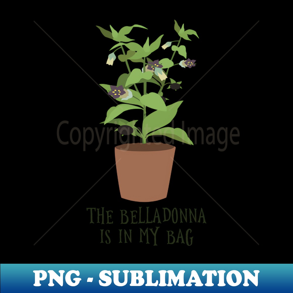 Deadly nightshade - PNG Transparent Sublimation Design - Per - Inspire ...