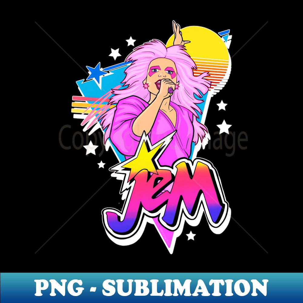 Jem on Stage - Special Edition Sublimation PNG File - Stunni | Inspire ...