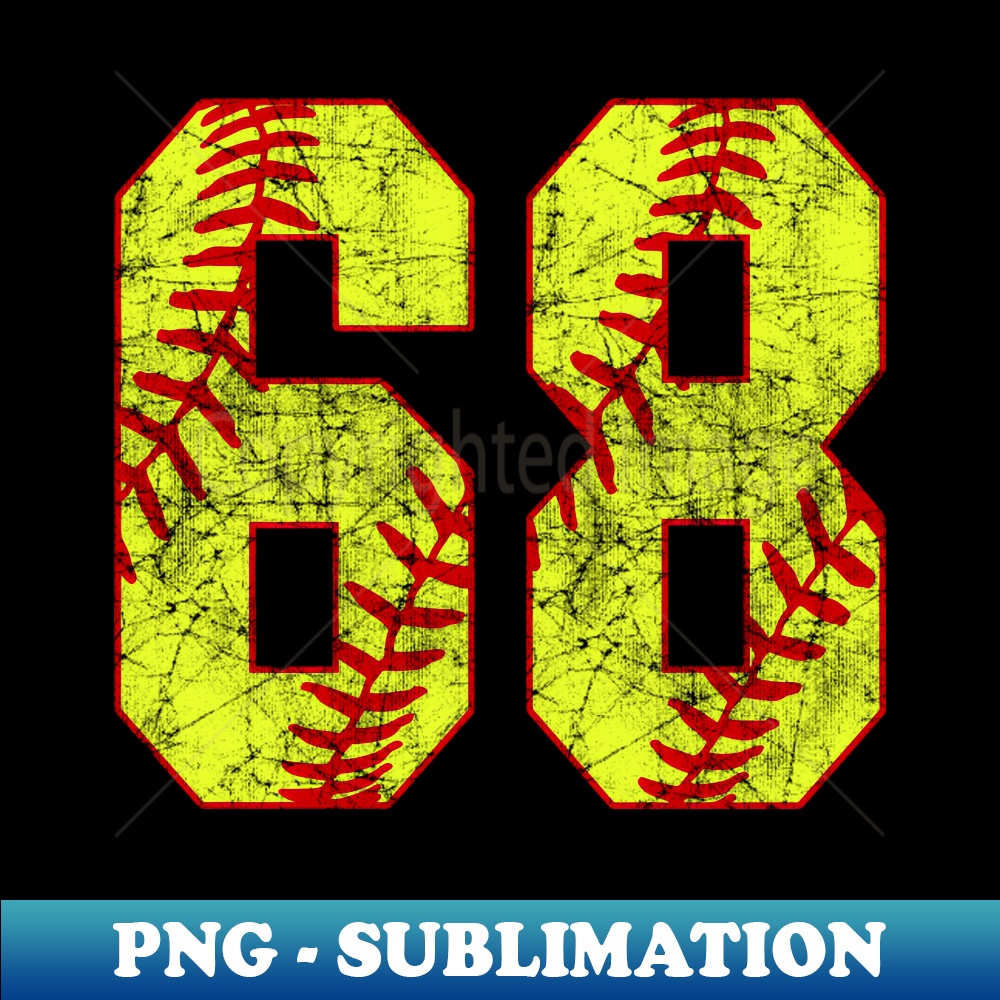 Fastpitch Softball Number 68 68 Softball Shirt Jersey Unifor | Inspire ...