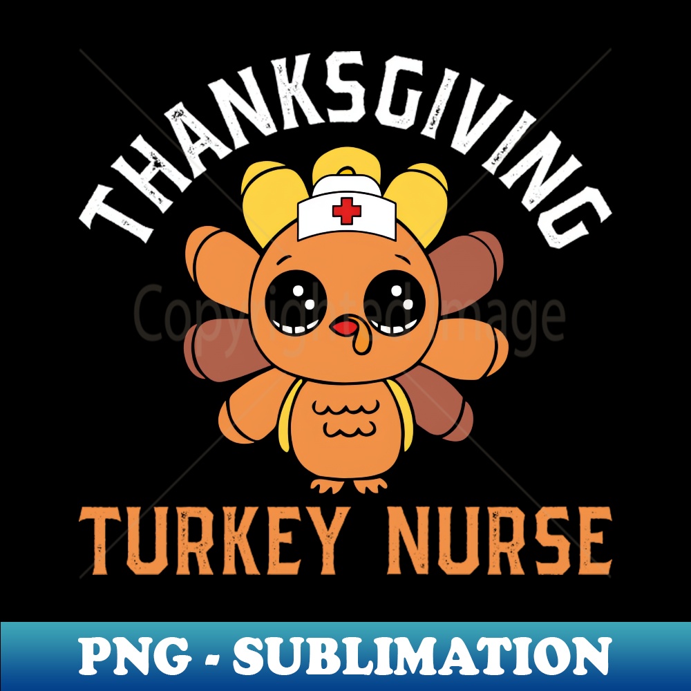 Thanksgiving Turkey Nurse Happy Thanksgiving - PNG Sublimati | Inspire ...
