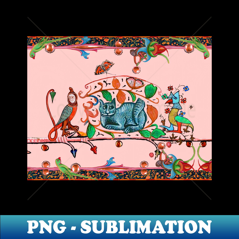 WEIRD MEDIEVAL BESTIARY HUNTER CAT KNIGHT BIRD AND FALCON MO | Inspire ...