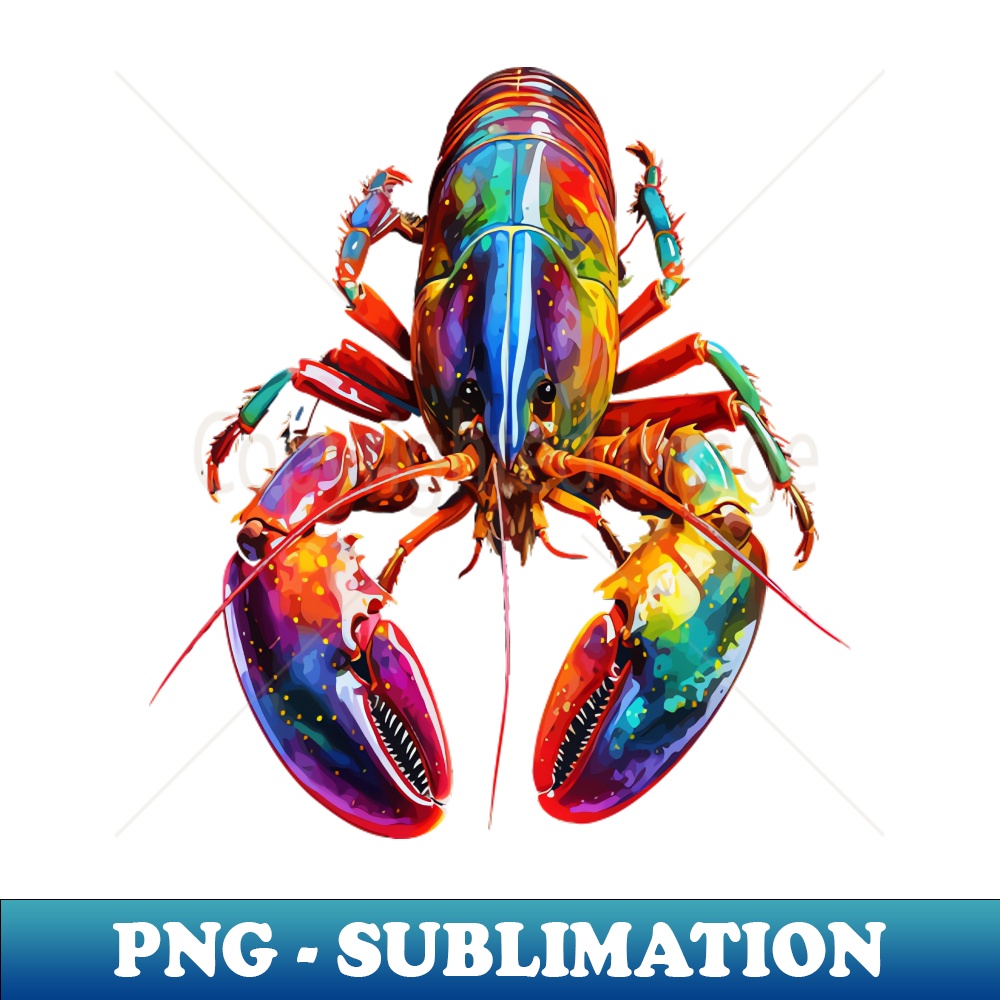 Lobster Rainbow - Exclusive PNG Sublimation Download - Bring | Inspire ...