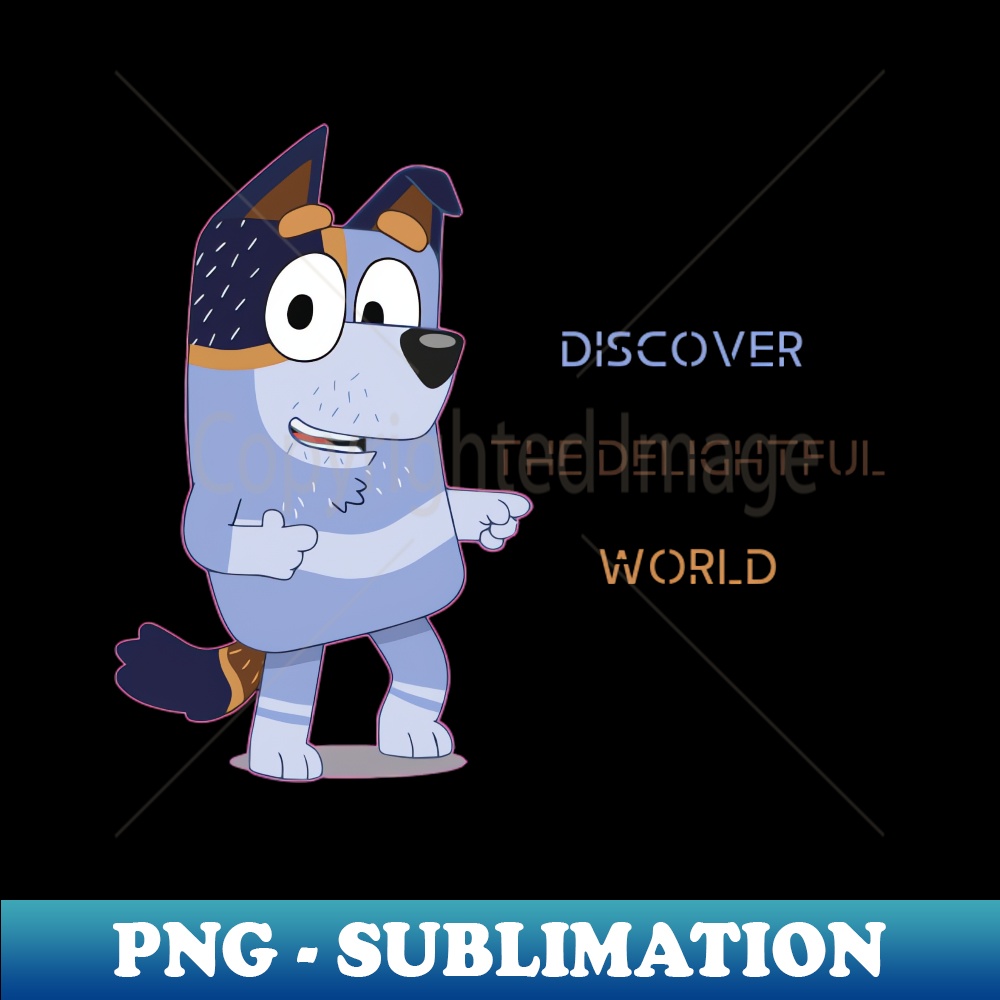 Muffin Bluey - Premium PNG Sublimation File - Create with Co | Inspire ...