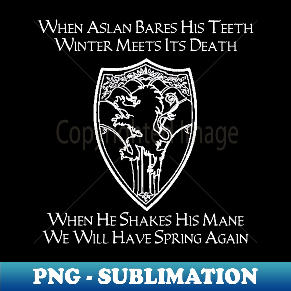 End Of Winter - White Lettering - Narnia - Retro PNG Sublima | Inspire ...