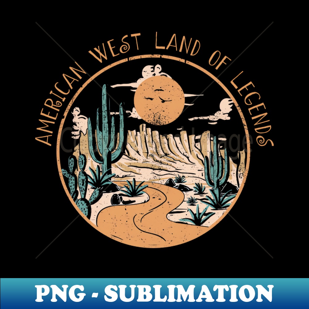 American West Land Of Legends River Cactus - Stylish Sublima - Inspire ...