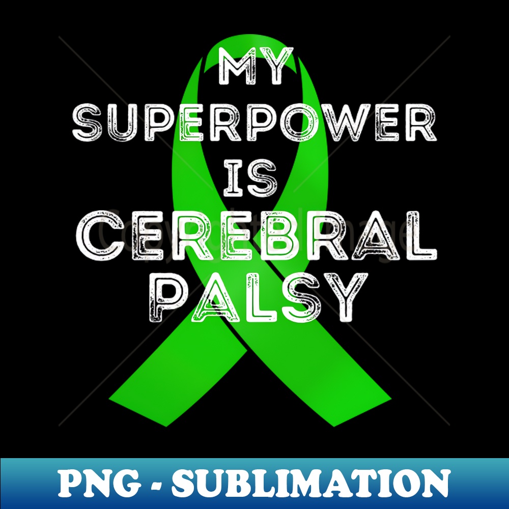 Cerebral Palsy Awareness Green Ribbon Superhero - Profession | Inspire Uplift