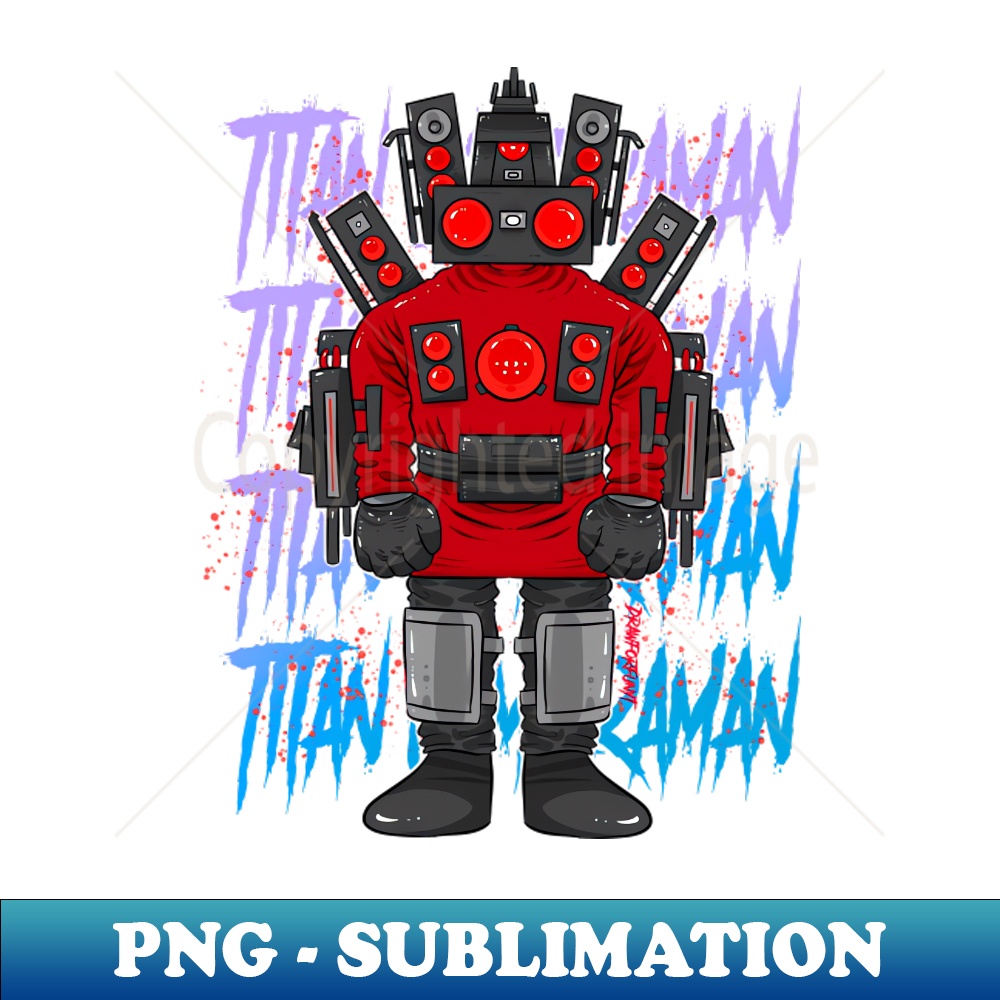 skibidi toilet titan speakerman - Elegant Sublimation PNG Do | Inspire ...
