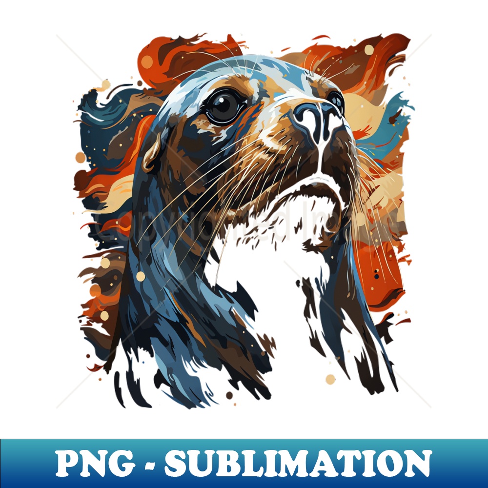 Patriotic Sea Lion - Digital Sublimation Download File - Per | Inspire ...
