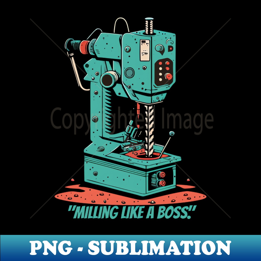 Milling like a boss drilling machine - PNG Transparent Digit | Inspire ...