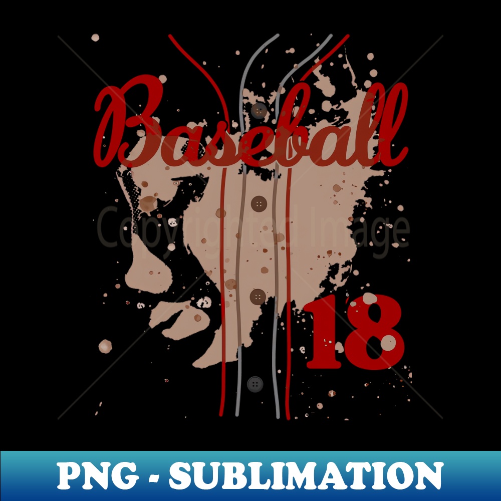 Baseball Jersey Number 18 Kids Baseball Uniform Dirty Funny | Inspire ...