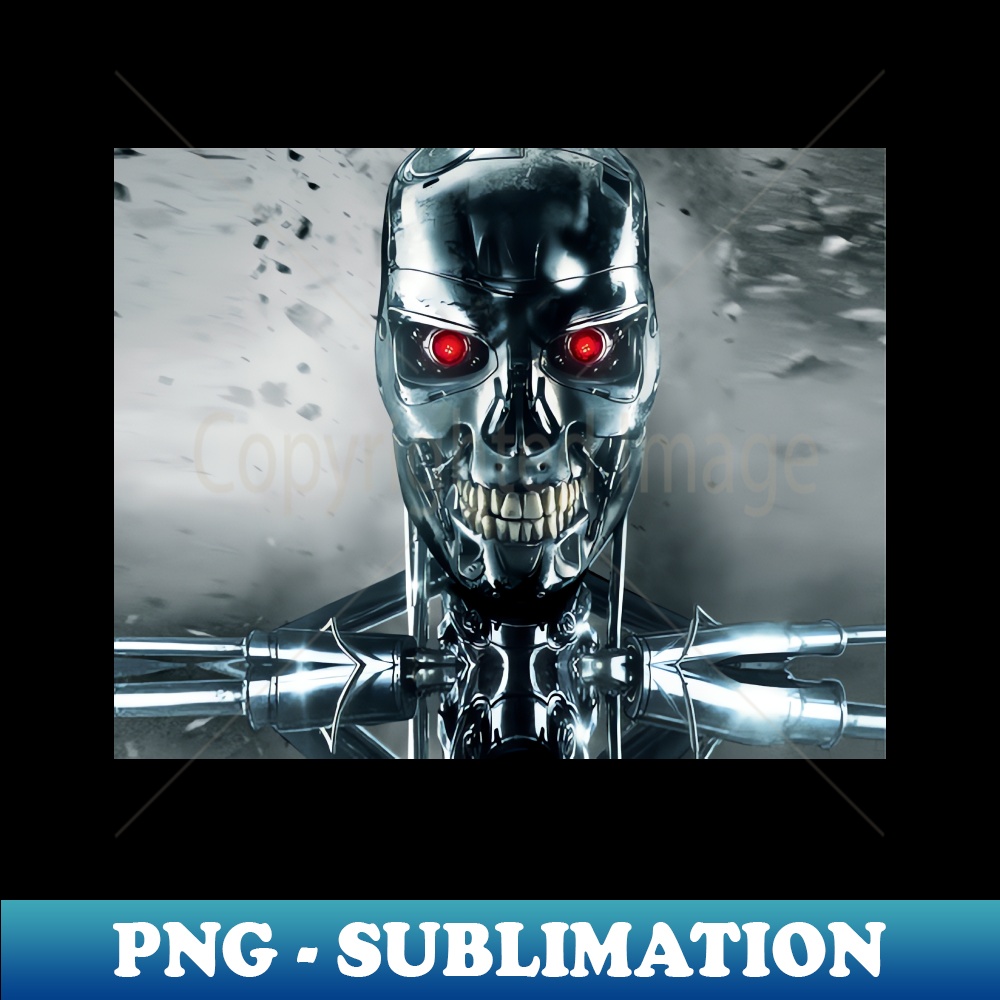 Terminator Robot Mask - Creative Sublimation PNG Download - | Inspire ...