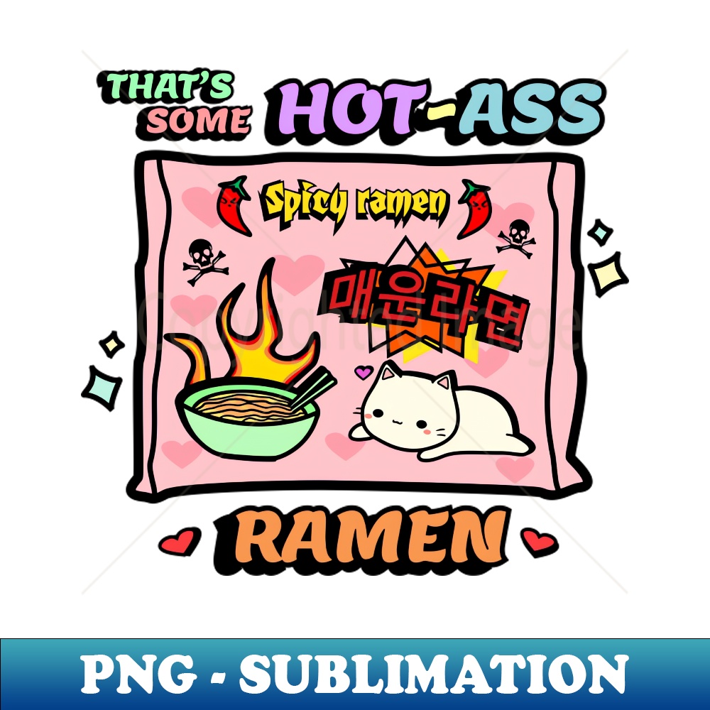 Spicy ramen in a pot - Sublimation-Ready PNG File - Revoluti | Inspire ...