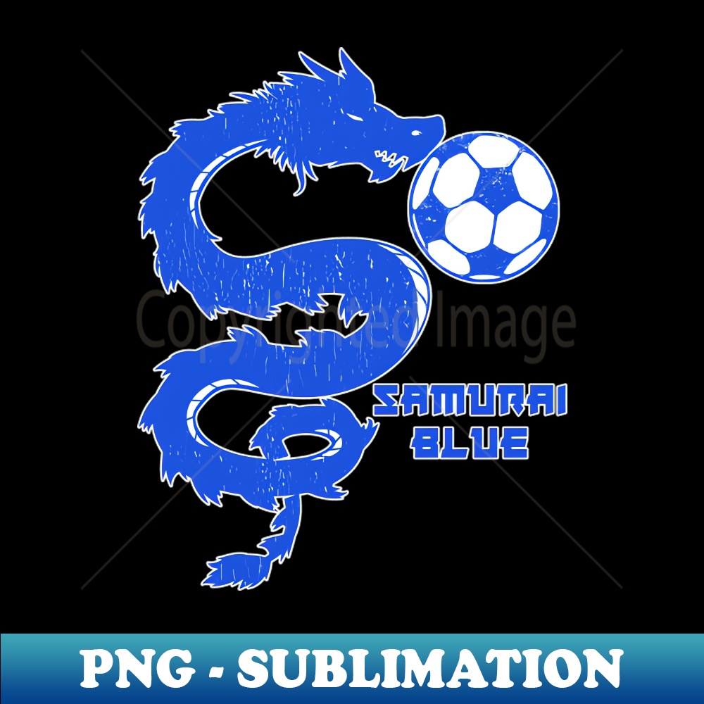 SAMURAI BLUE Japan Soccer - Exclusive PNG Sublimation Downlo | Inspire ...