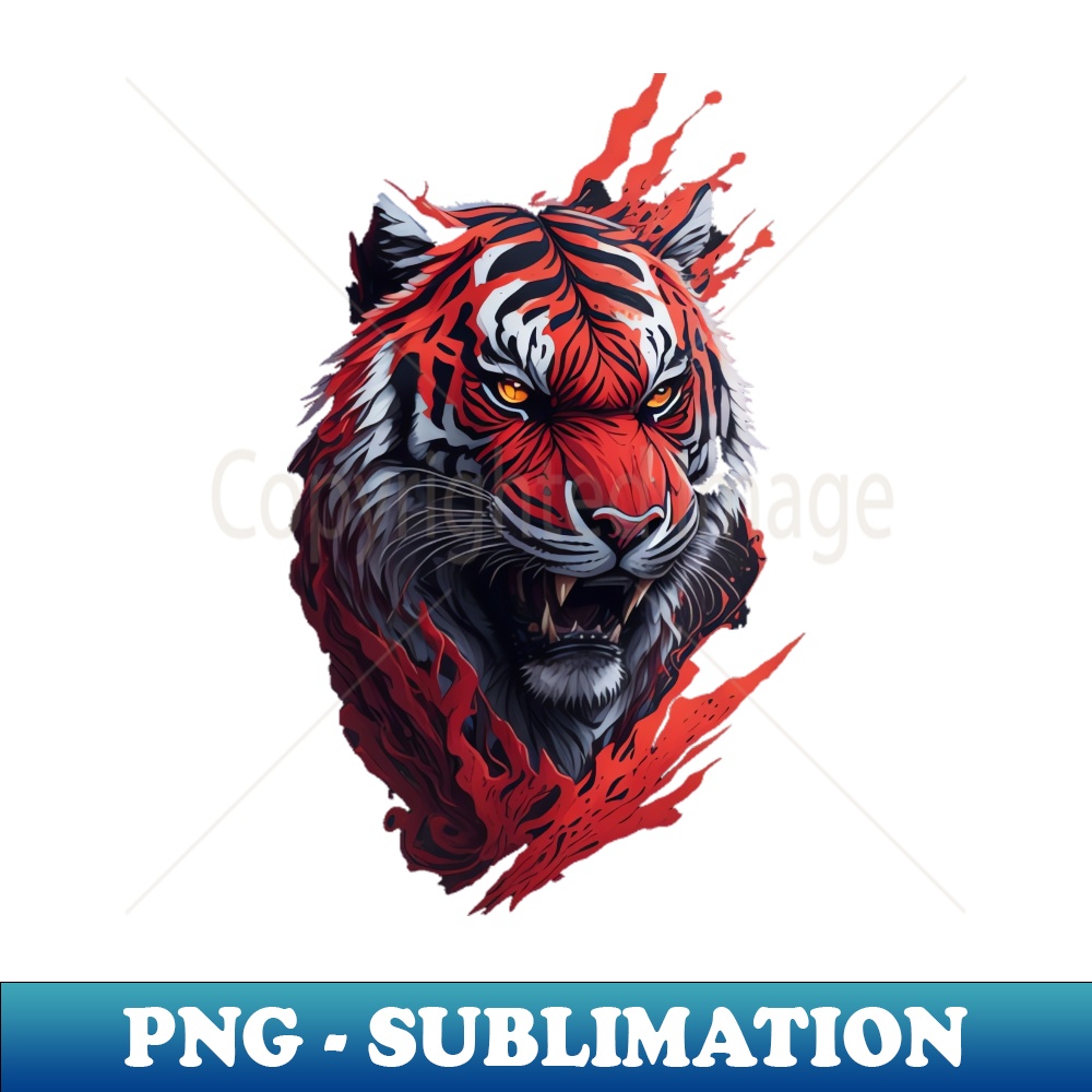 Tiger Fangs - Aesthetic Sublimation Digital File - Stunning | Inspire ...