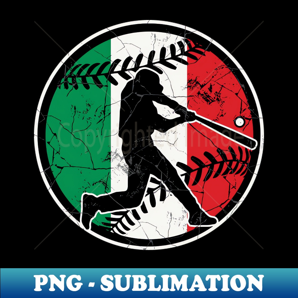 Italian Flag Baseball Hitter Italy Baseball Fan Italia - Vin | Inspire ...