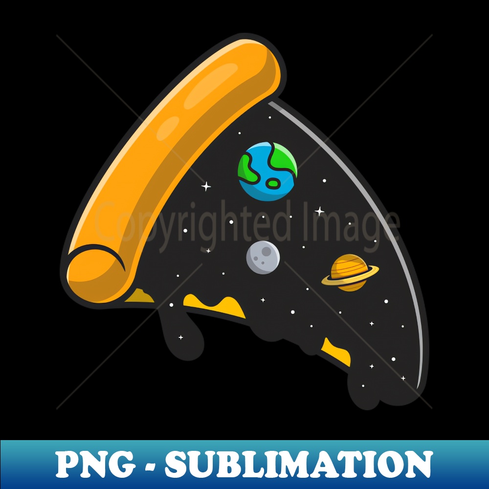 Pizza Space Topping Cartoon - Digital Sublimation Download F | Inspire ...