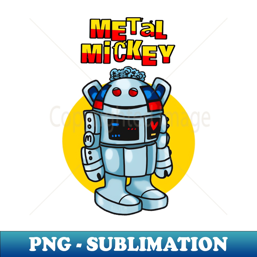 Metal Mickey Fan Art - Retro PNG Sublimation Digital Downloa | Inspire ...