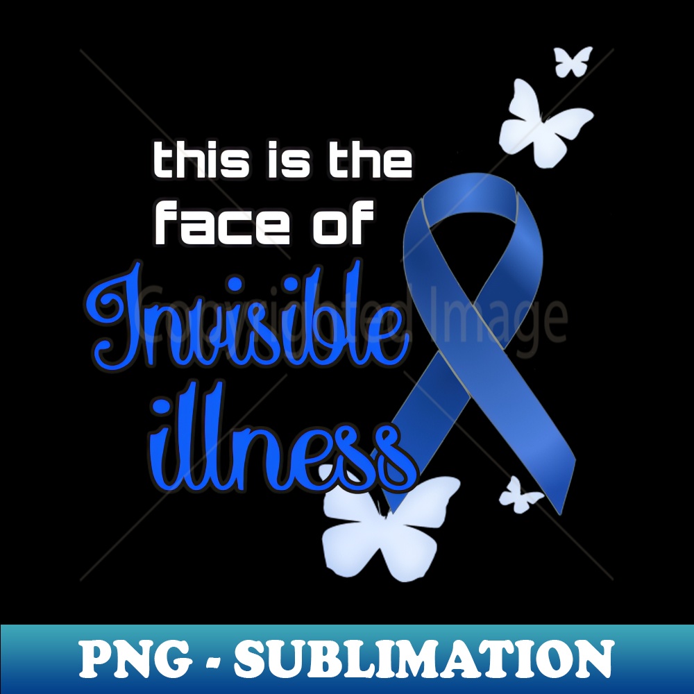 Blue Awareness Ribbon - High-Resolution PNG Sublimation File | Inspire ...