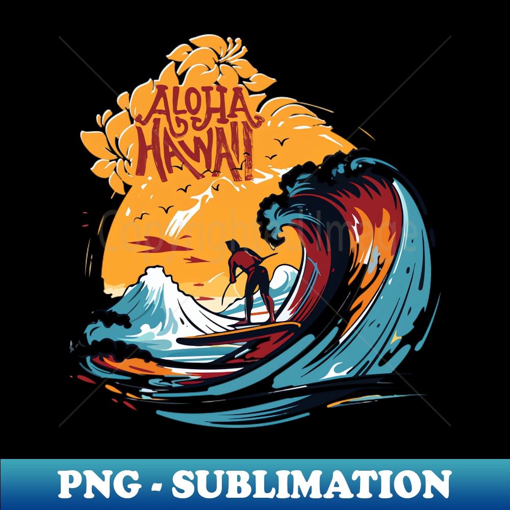 Aloha Hawaii - High-Resolution PNG Sublimation File - Add a | Inspire ...