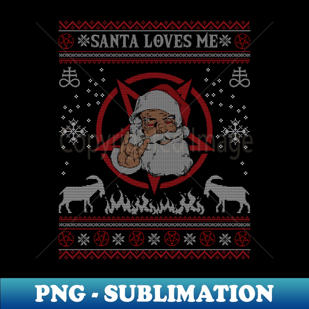 Satan Loves Me Baphomet - Stylish Sublimation Digital Downlo | Inspire ...